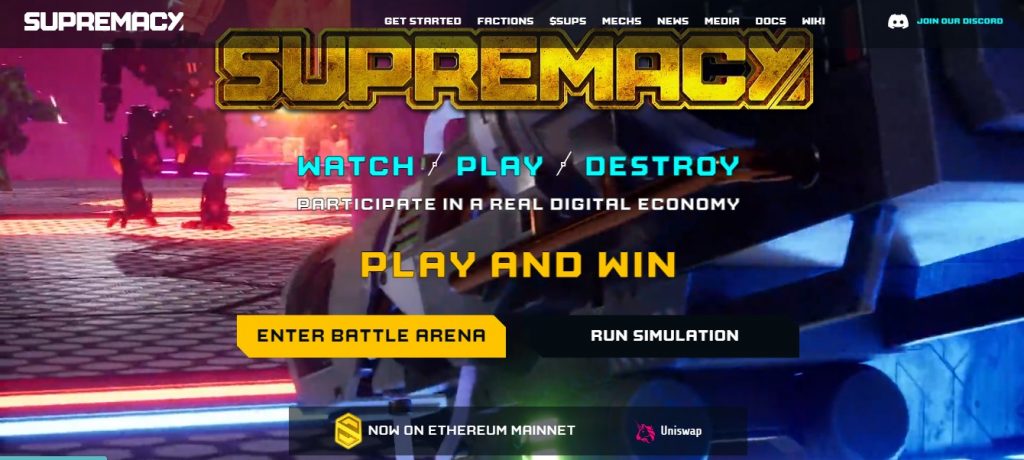 Supremacy | The Metaverse Game - Fungies.io