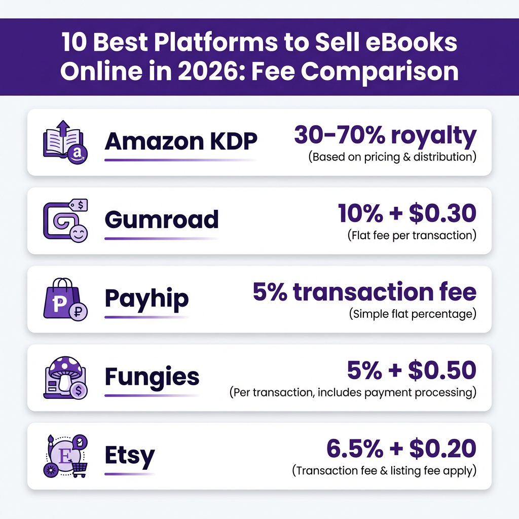 10 Best Platforms to Sell eBooks Online in 2026: Complete Comparison ...