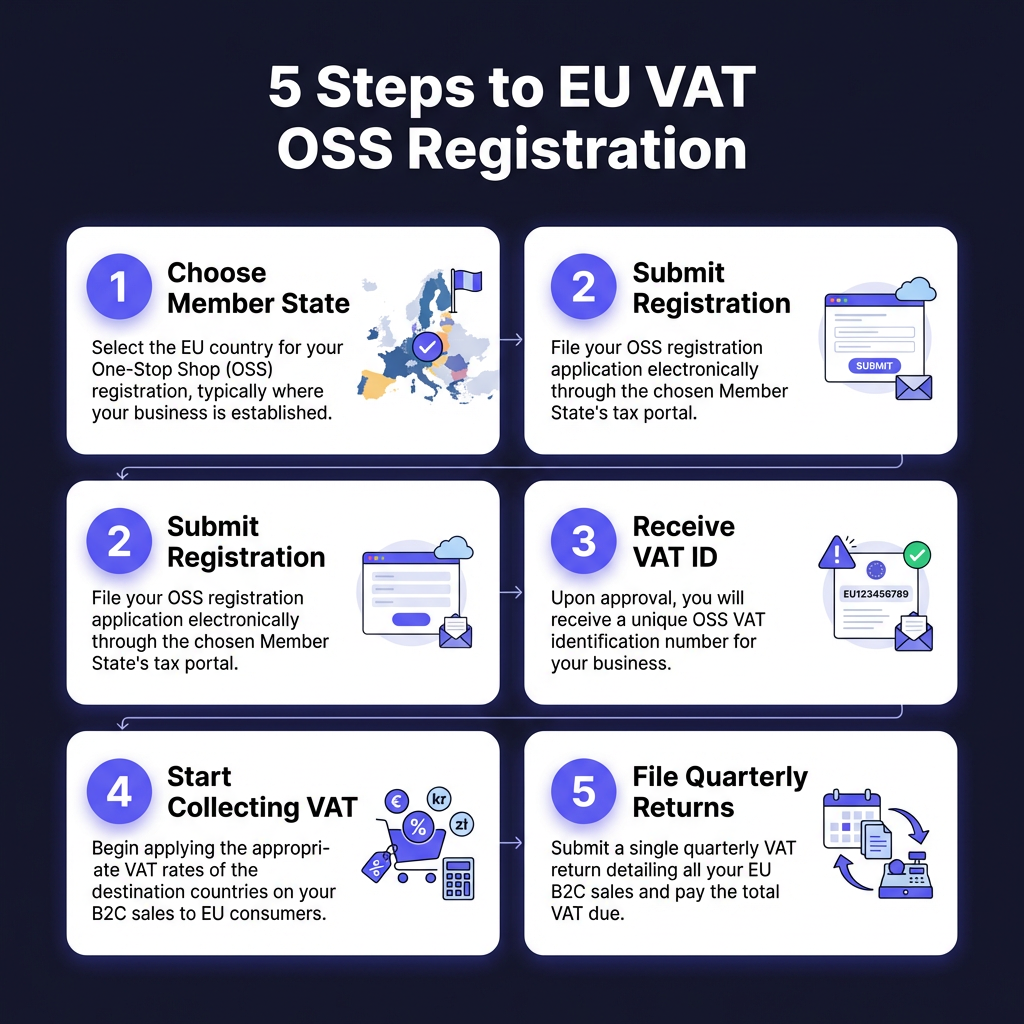 EU VAT OSS Scheme for SaaS: Complete Registration Guide 2026 - Fungies.io