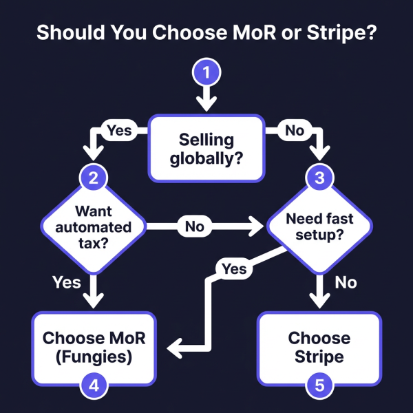 Merchant of Record vs Stripe: The Complete 2026 Comparison - Fungies.io