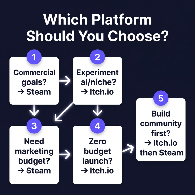Steam vs Itch.io for Indie Developers: Complete Platform Comparison ...