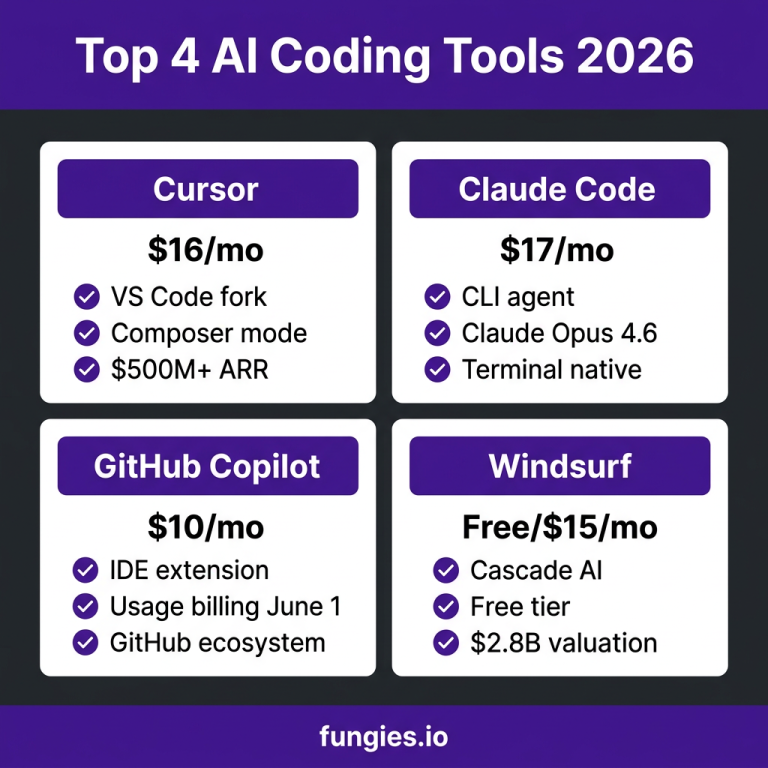 Best AI Coding Tools 2026: Cursor vs Claude Code vs Copilot vs Windsurf ...
