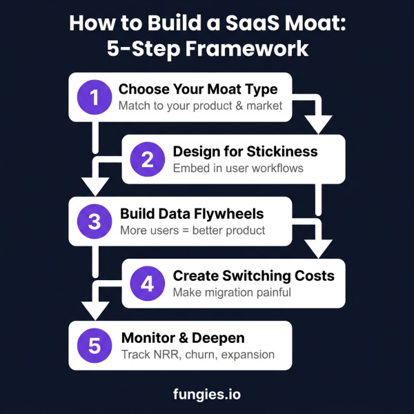 How to Build a SaaS Competitive Moat: The Complete 2026 Guide - Fungies.io